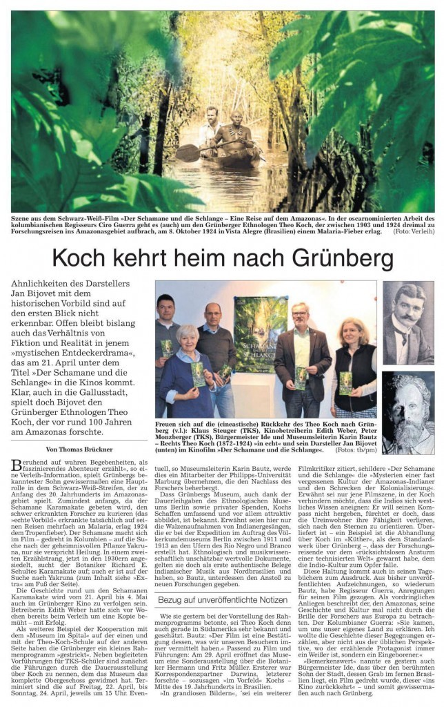 Koch kehrt heim nach Grünberg – Theo-Koch-Schule