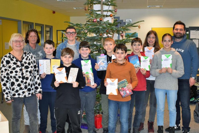 Justus Schlosser bester Leser der TKS – Theo-Koch-Schule